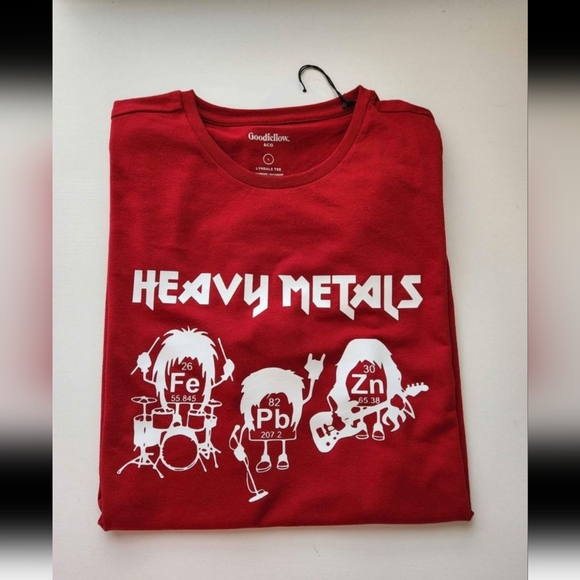 Margie's Things | Shirts | Heavy Metals Red Tshirt Size L Iron Lead ...